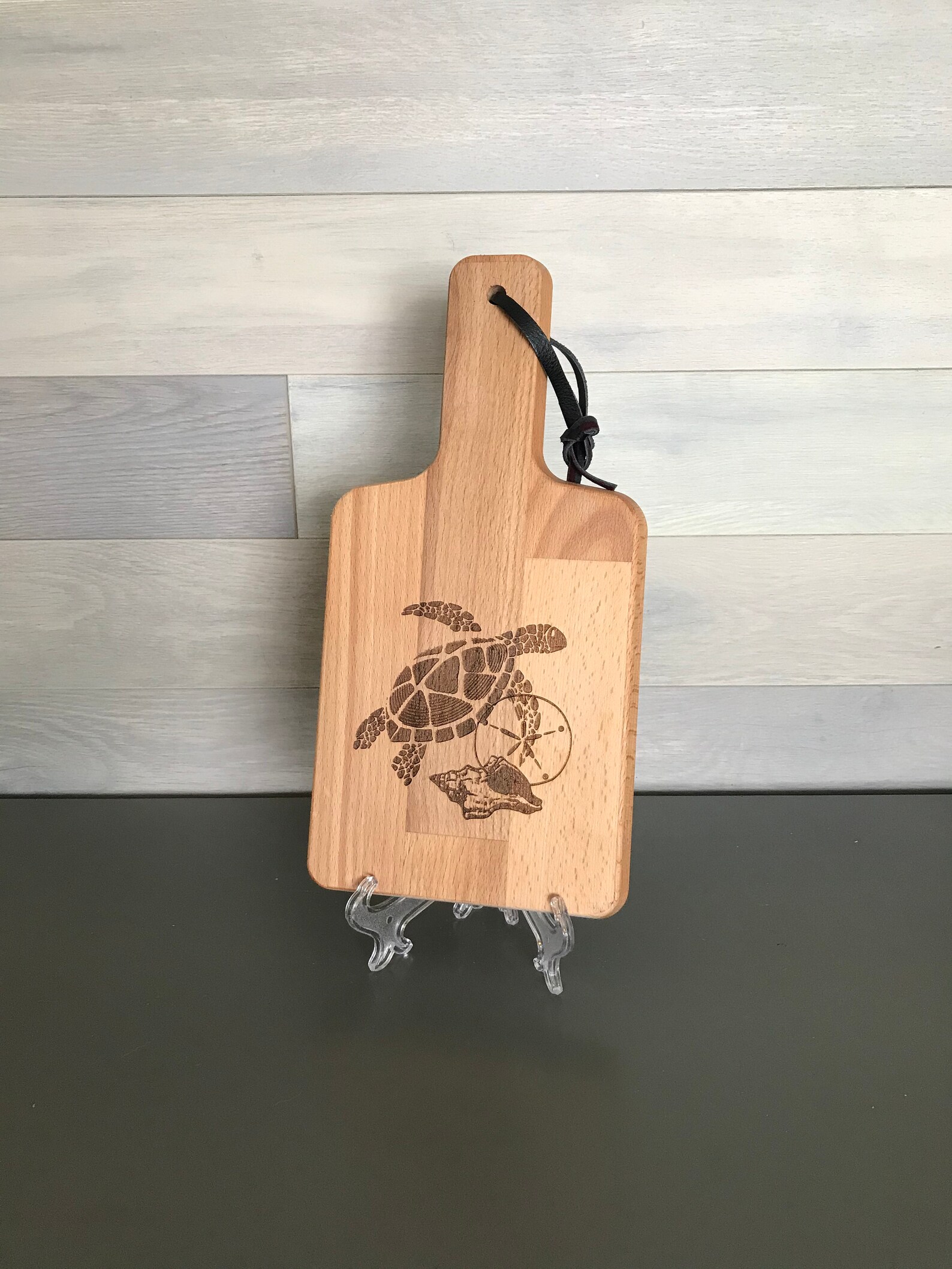 Sea Turtle Coastal Engraved Small Serving/cutting Board for | Etsy