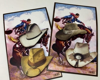 Cowboy Hat Magnet - Etsy