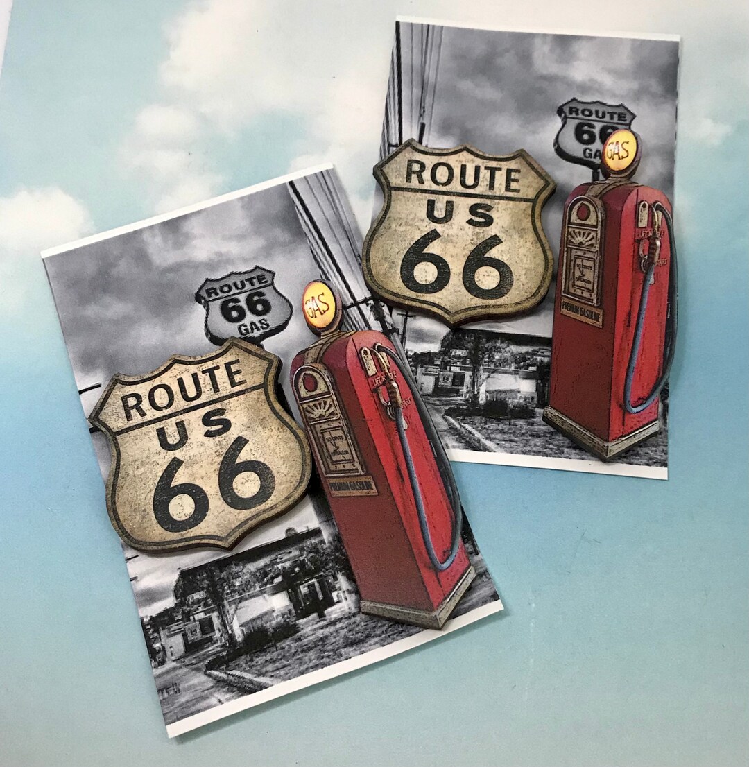 Route 66 Gas Magnet Setroute 66 Magnetsroute 66 Sign & Gas - Etsy