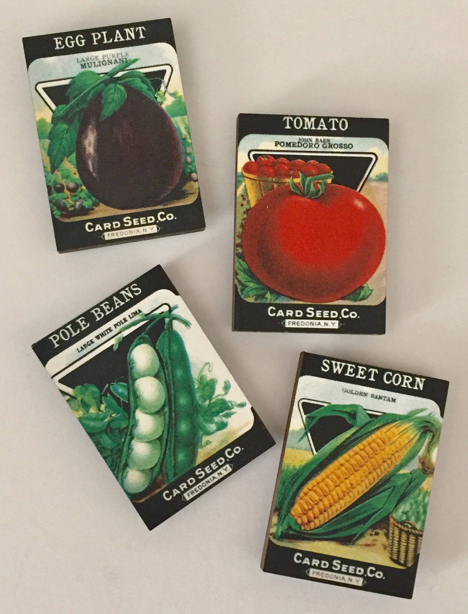 Card Seed Company Magnet Setvintage Seed Packet - Etsy