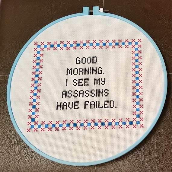 Cross Stitch Pattern Funny Beginner, Subversive Inappropriate Cross ...