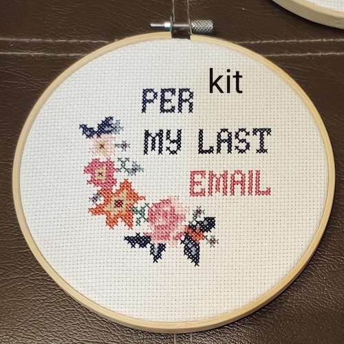 A-frame DIY Cross Stitch Kit - Etsy