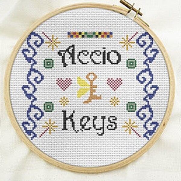 Keys Cross Stitch - Etsy