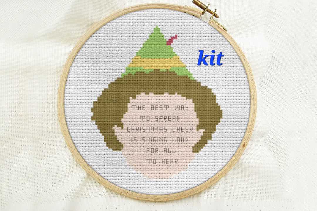 Cross Stitch Kit Beginner, DIY Counted Cross Stitch Kits, Christmas in ...
