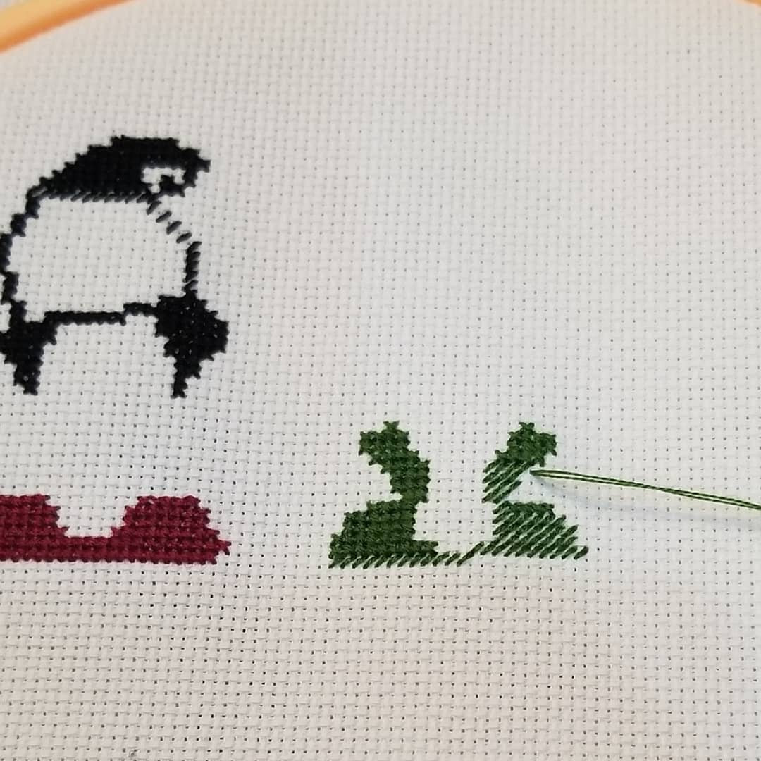 Fun Beginner Cross Stitch Pattern Modern Halloween Easy Cross - Etsy