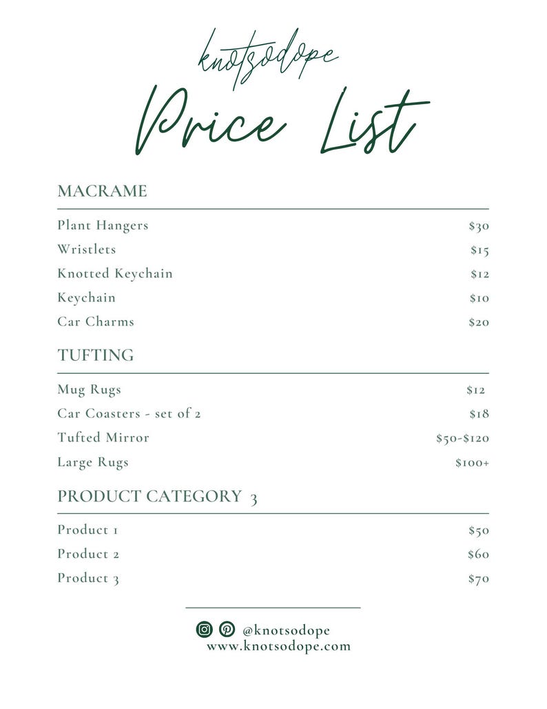Editable Vendor Sign Bundle Kit | Canva Templates (digital Download ...
