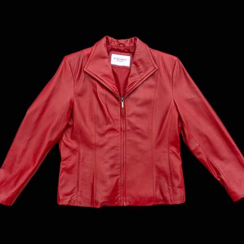 Dark Red Leather - Etsy