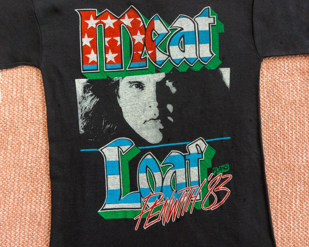 80s Vintage Meat Loaf Concert T-shirt Chuck Berry Concert - Etsy