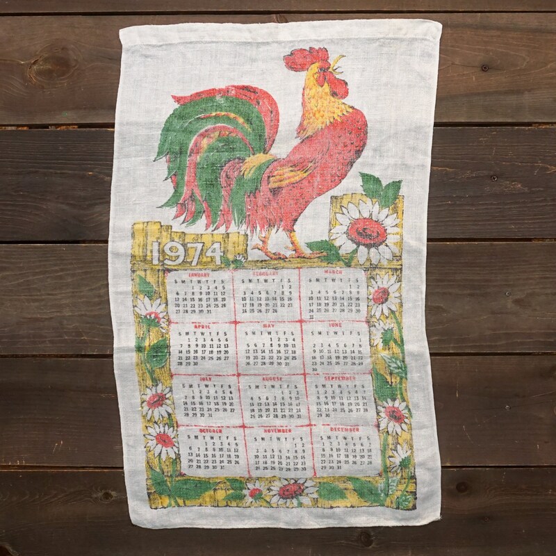 Calendar Tea Towels - Etsy