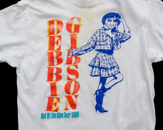 Vintage Debbie Gibson Tour T-Shirt 1980s Vintage Pop … - Gem