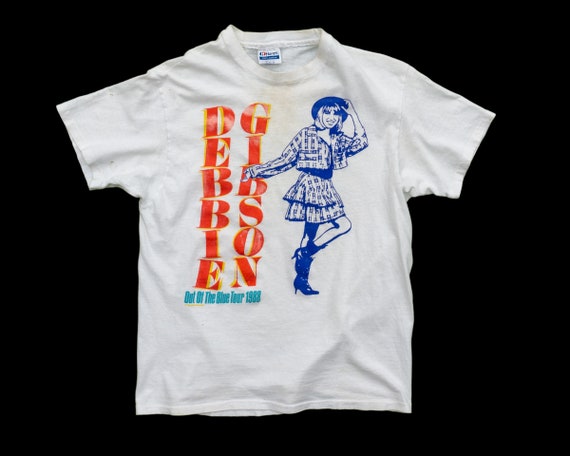 Vintage Debbie Gibson Tour T-Shirt 1980s Vintage Pop … - Gem