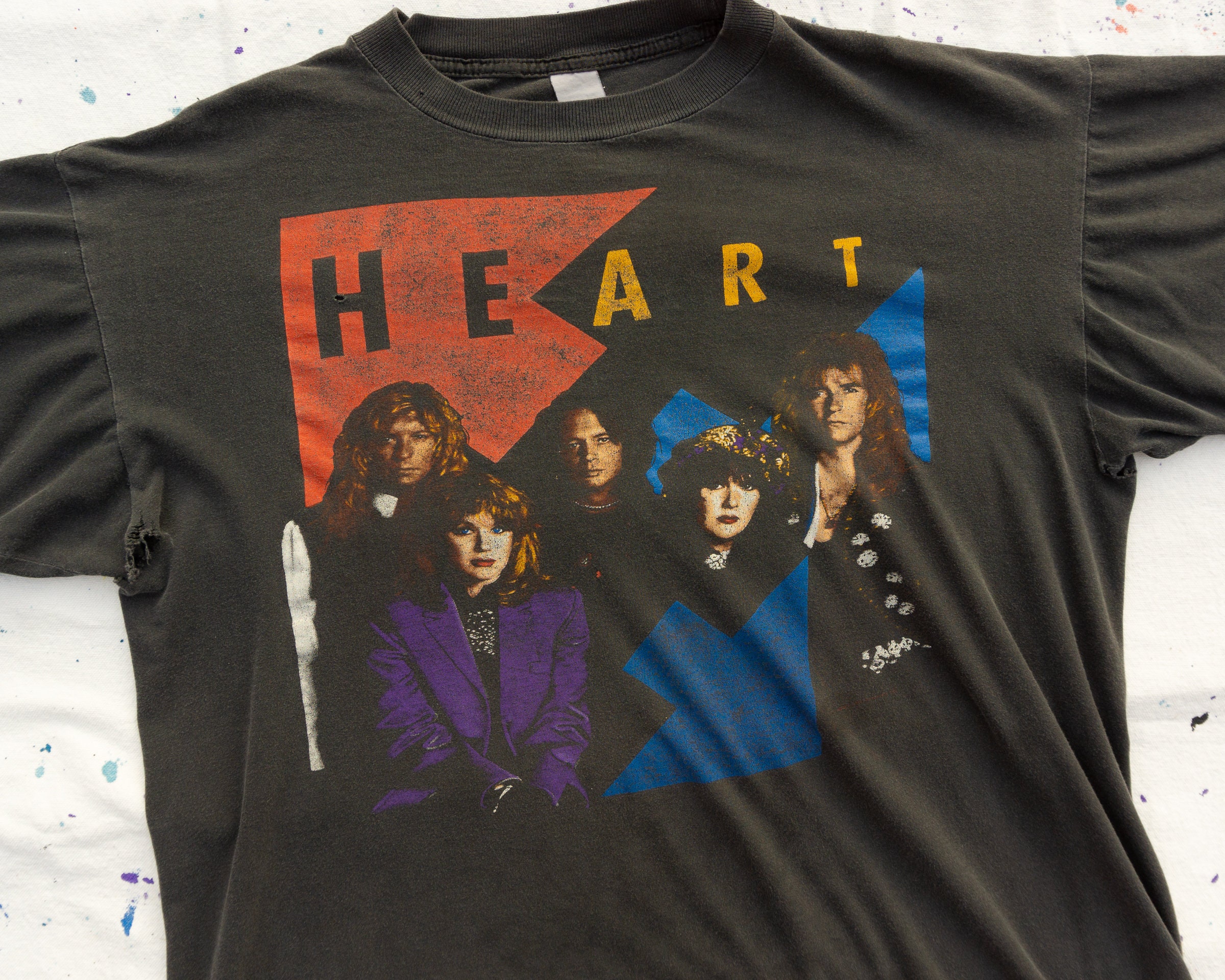 90s Vintage Heart Concert T-shirt 90s Heart European Tour - Etsy