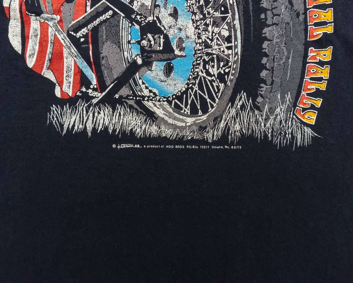 80s Vintage Sturgis Rally T-shirt Vintage Motorcycle T-shirt | Etsy