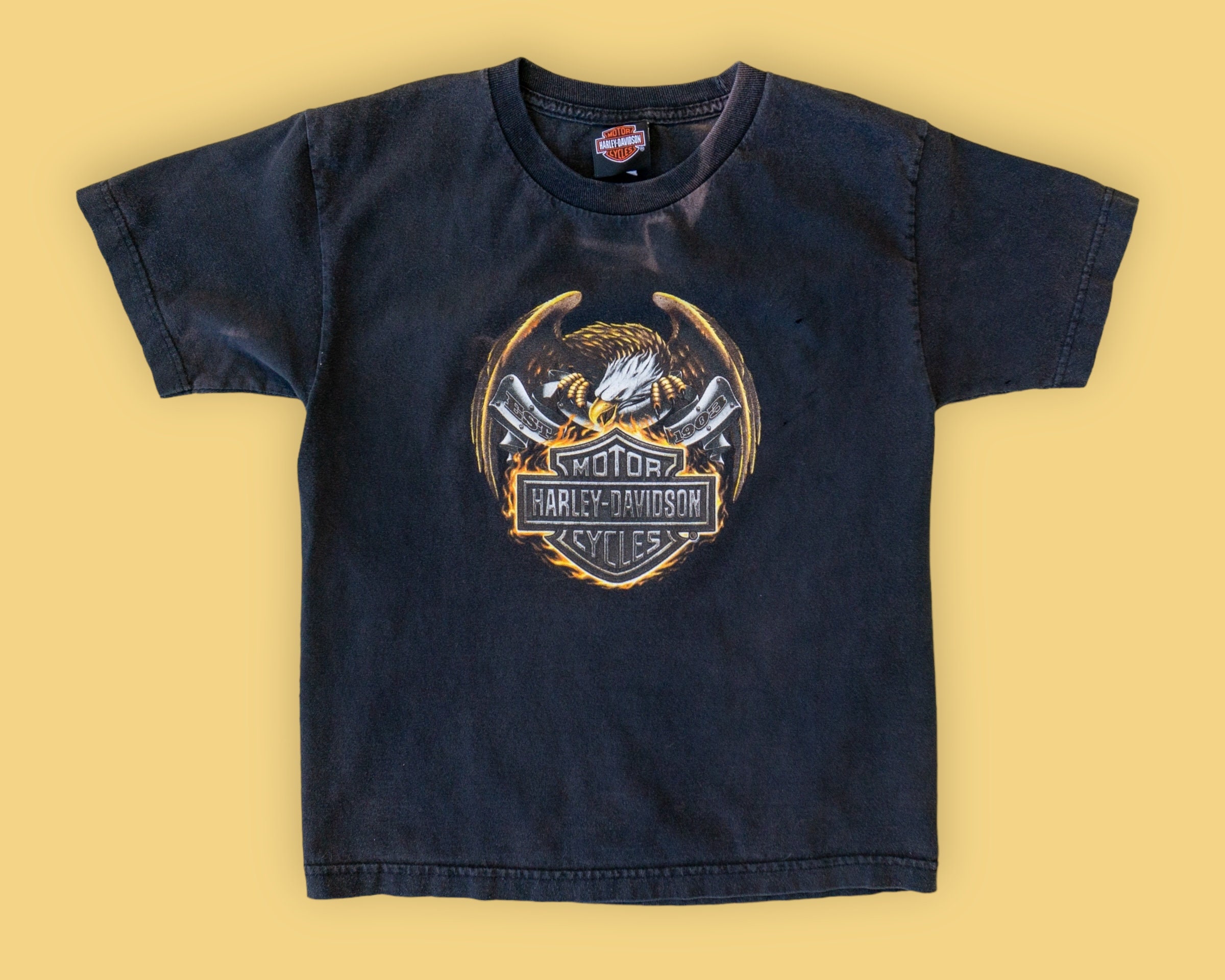 90s Vintage Harley Davidson T-shirt for Kids 1990s Harley Davidson ...