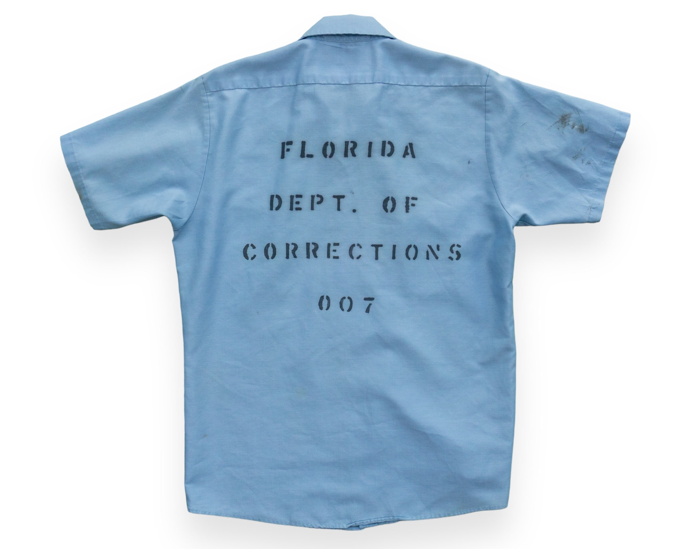 1940s Vintage Florida Department of Corrections Uniform Shirt Prison ...