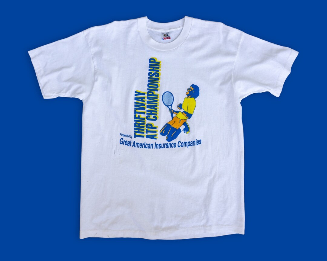 90s Vintage Tennis T-shirt ATP Tour T-shirt Pro Tennis Thriftway ATP ...