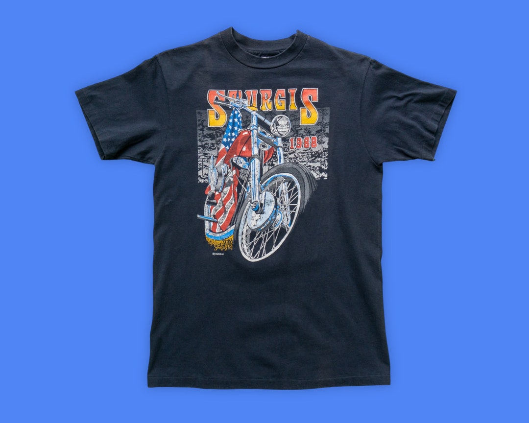 80s Vintage Sturgis Rally T-shirt | Vintage Motorcycle T-shirt | Bike ...