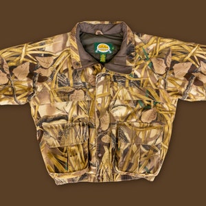 Vintage 90s Cabela's Marsh Camo Insulated Hunting Jacket Wetlands Outdoor Gear - Etsy