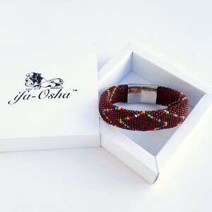 OYA Bracelet Orisha Oya Beads Orisha Oya Colors Yansa Oya Bracelet Oya ...