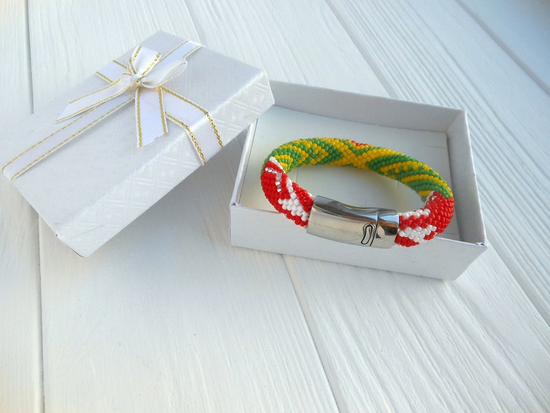 Shango Jewelry Idde De Orula Con Detalles De Shango Bracelet Men's ...
