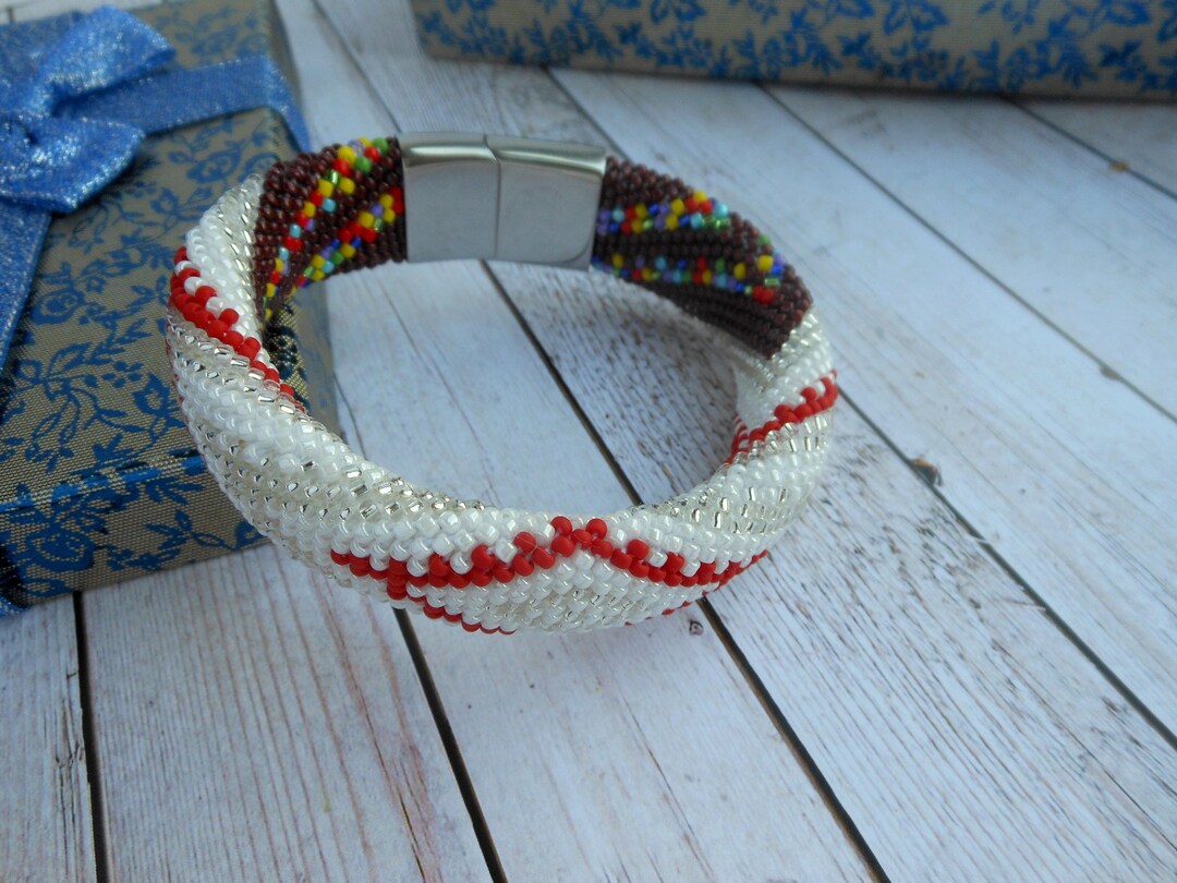 Idde De Obatala Osha Grinan OYA Bracelet Orisha Oya Beads Orisha Oya ...