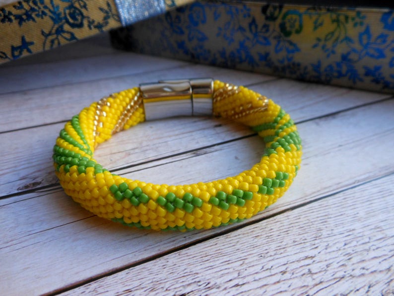 Idde De Orula Con Detalles De Oshun Edibere Orula Oshun Beads | Etsy