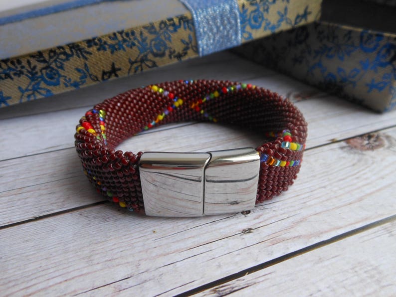 OYA Bracelet Orisha Oya Beads Orisha Oya Colors Yansa Oya - Etsy