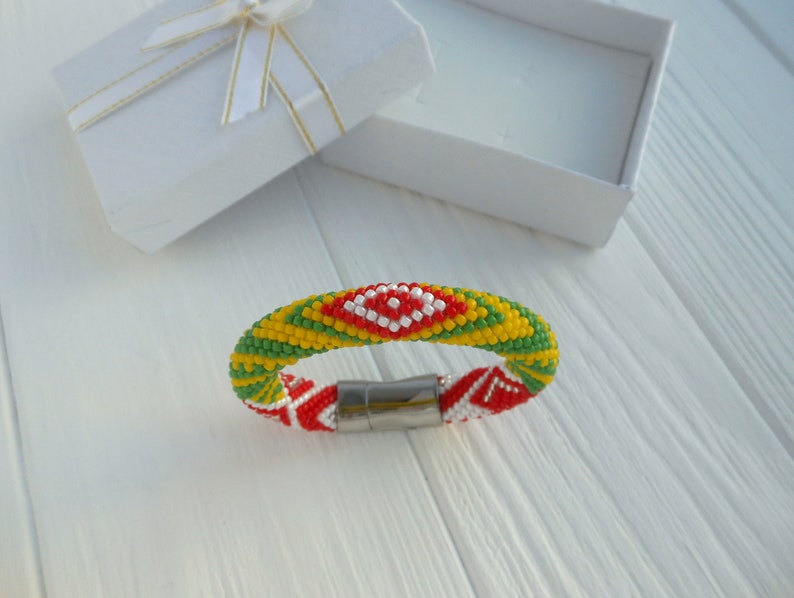 Shango Jewelry Idde De Orula Con Detalles De Shango Bracelet Men's ...