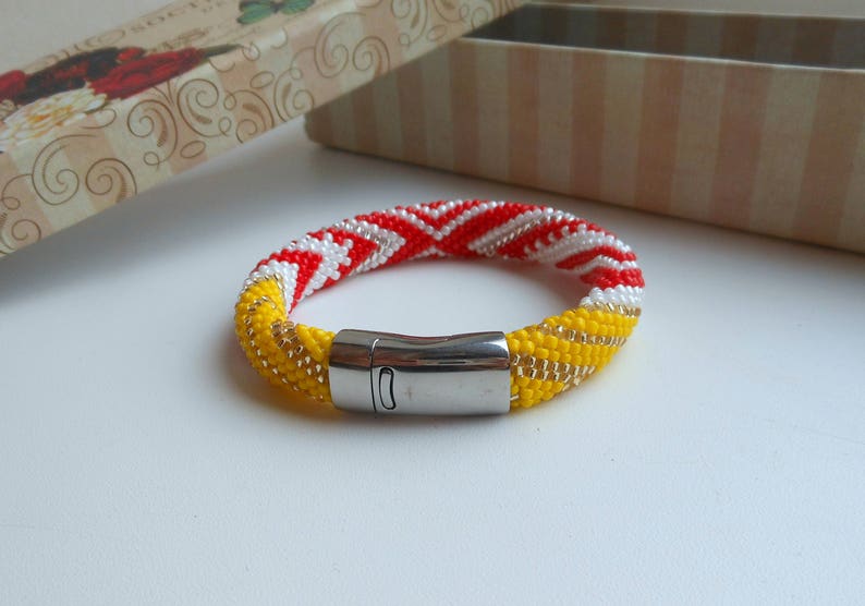 Shango Bracelet Idde De Shango Y Oshun Santeria Ifa Shango Collar De ...