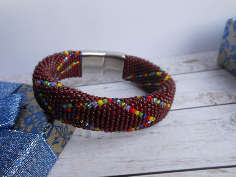 OYA Bracelet Orisha Oya Beads Orisha Oya Colors Yansa Oya - Etsy