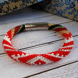 Idde De Shango Con Ochun Ibukole Santeria Jewelry Shango Bracelet ...