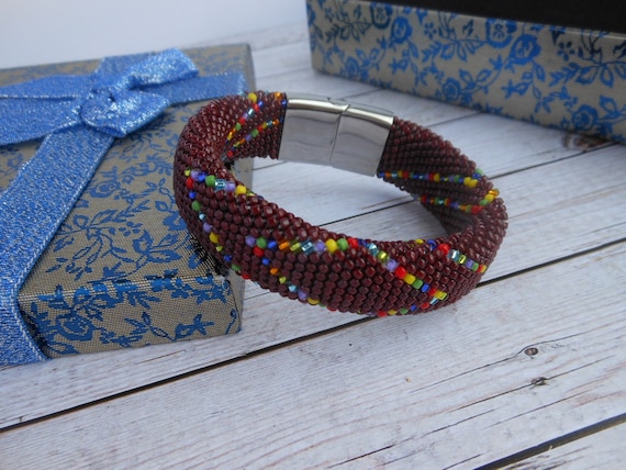 OYA bracelet Orisha Oya beads Orisha Oya Colors Yansa Oya | Etsy