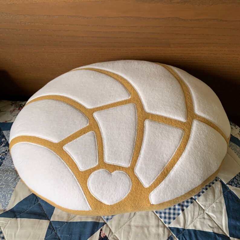 Vanilla Concha Pillow White Concha Pillow Concha Large - Etsy