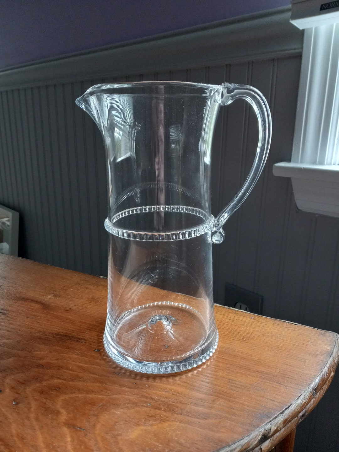 Juliska Blown Bohemian Glass Pitcher - Etsy