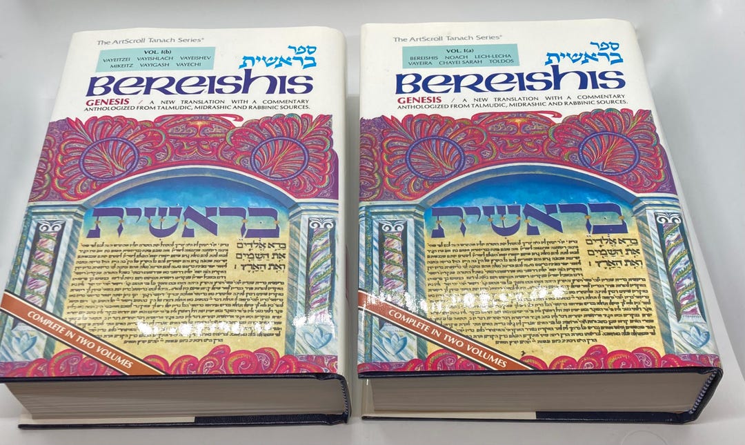 2 Volumes Genesis Translation With Commentary Collected From Talmudic ...