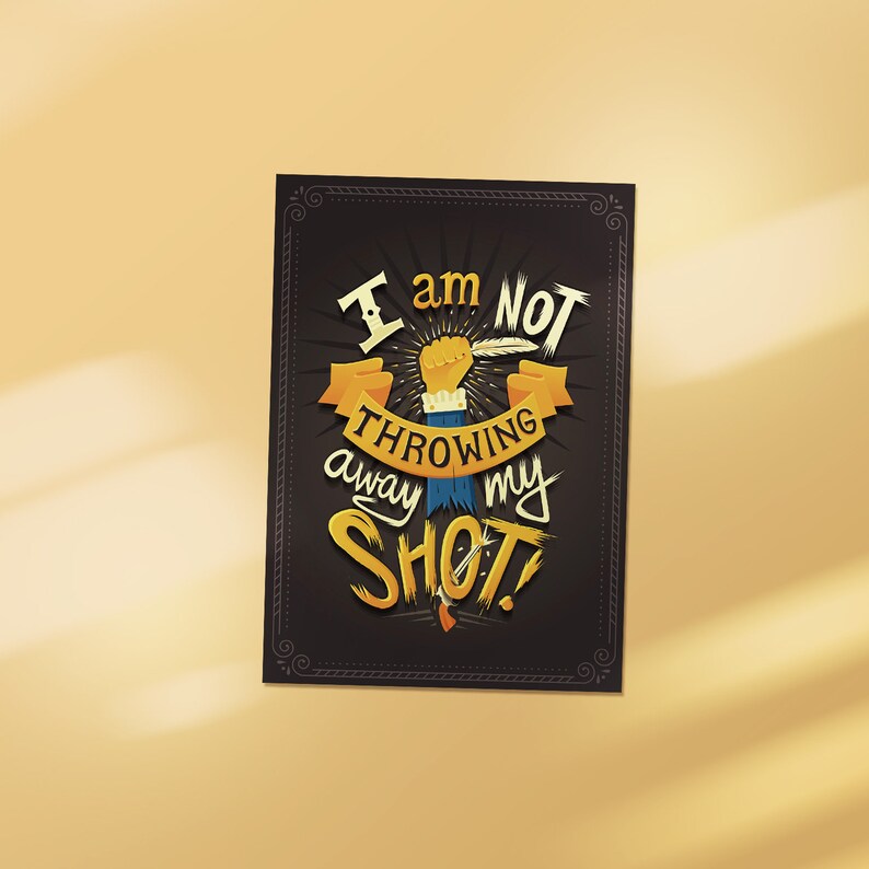 Hamilton Mini Print Set - Etsy