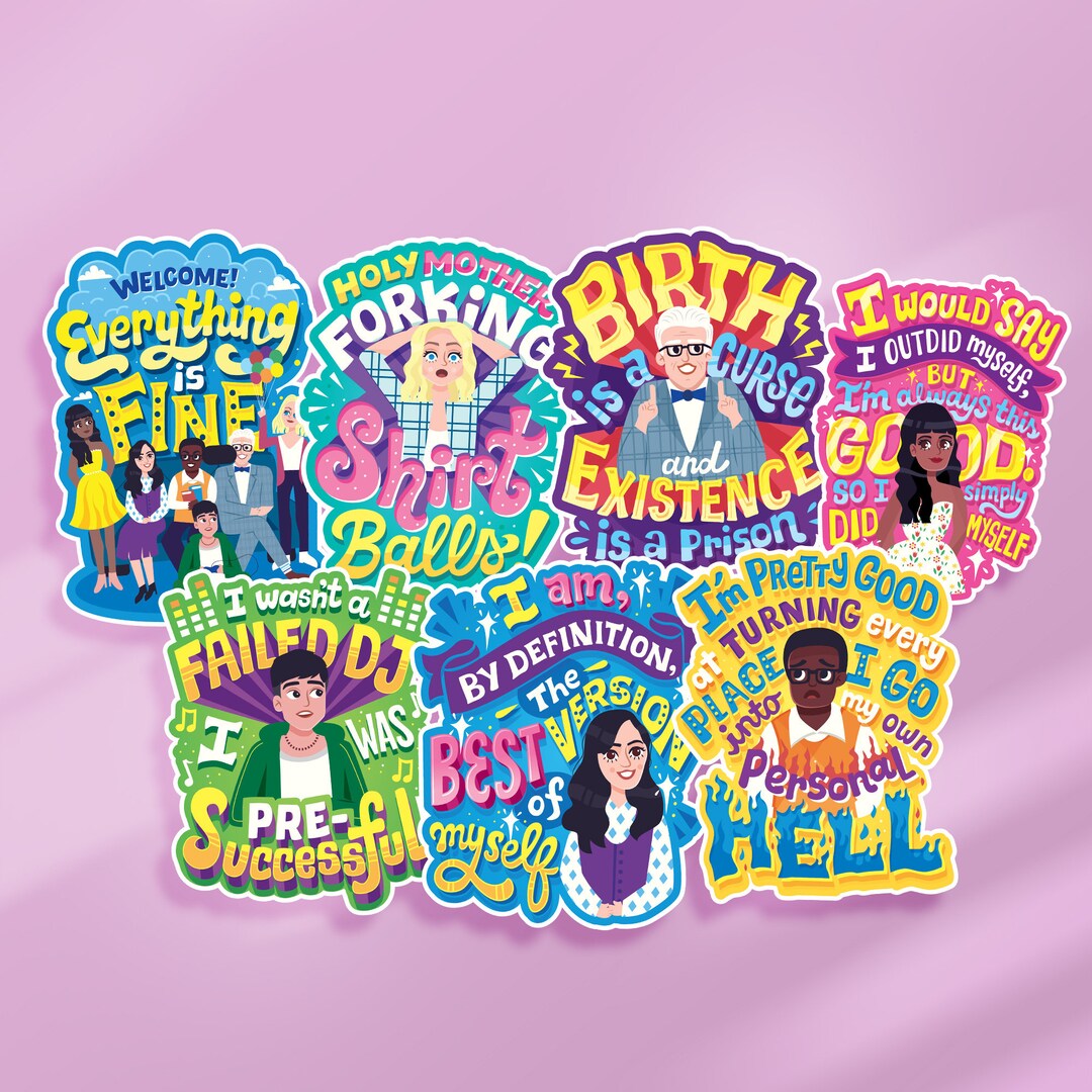 The Good Place Sticker Set - Etsy