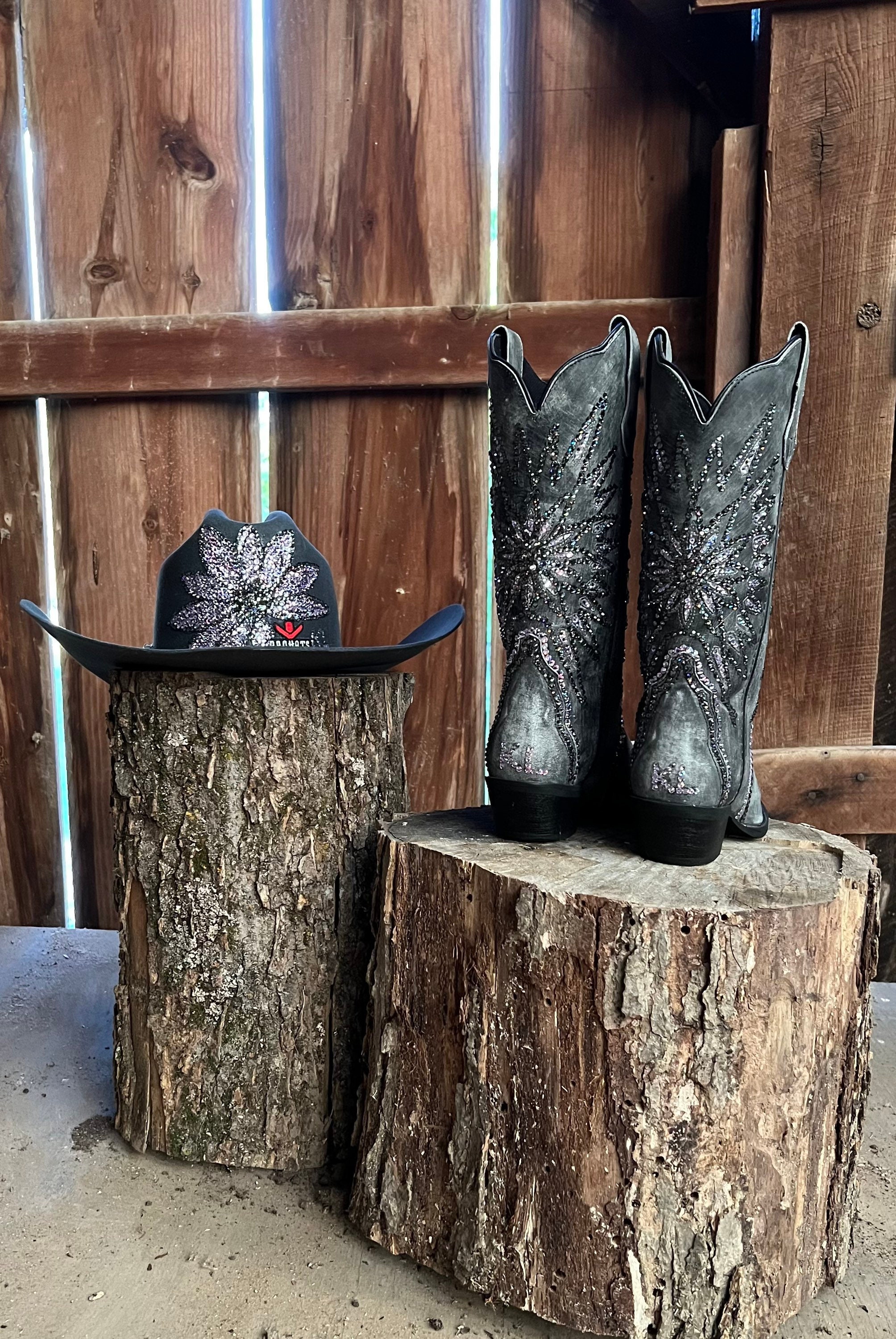 Laredo Starburst Cowboy Boots With Swarovski Crystals - Etsy