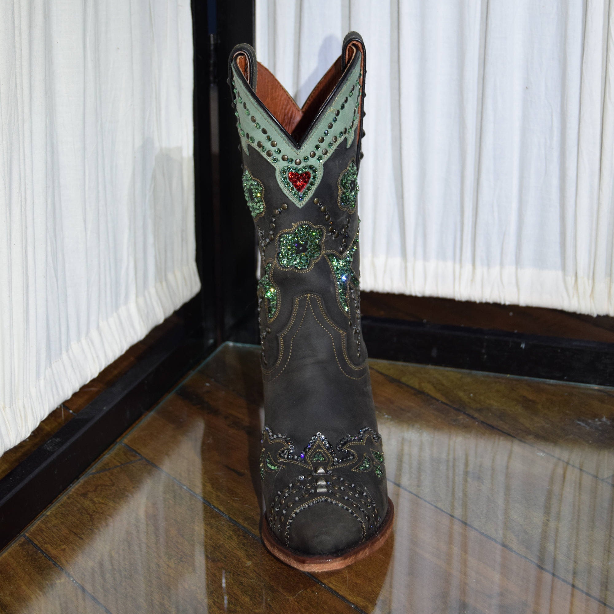 Dan Post Wild Bird Cowboy Boots With Swarovski Crystals - Etsy