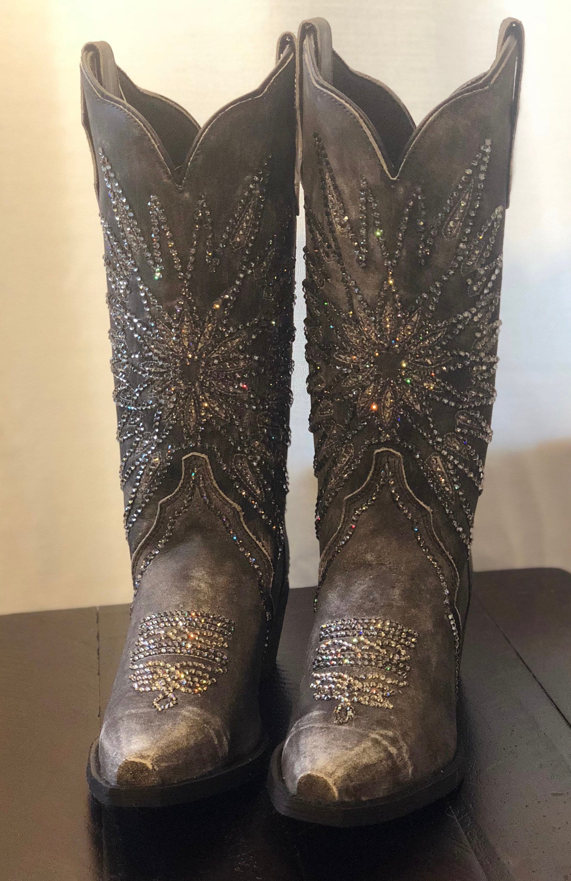 Laredo Starburst Cowboy Boots With Swarovski Crystals - Etsy