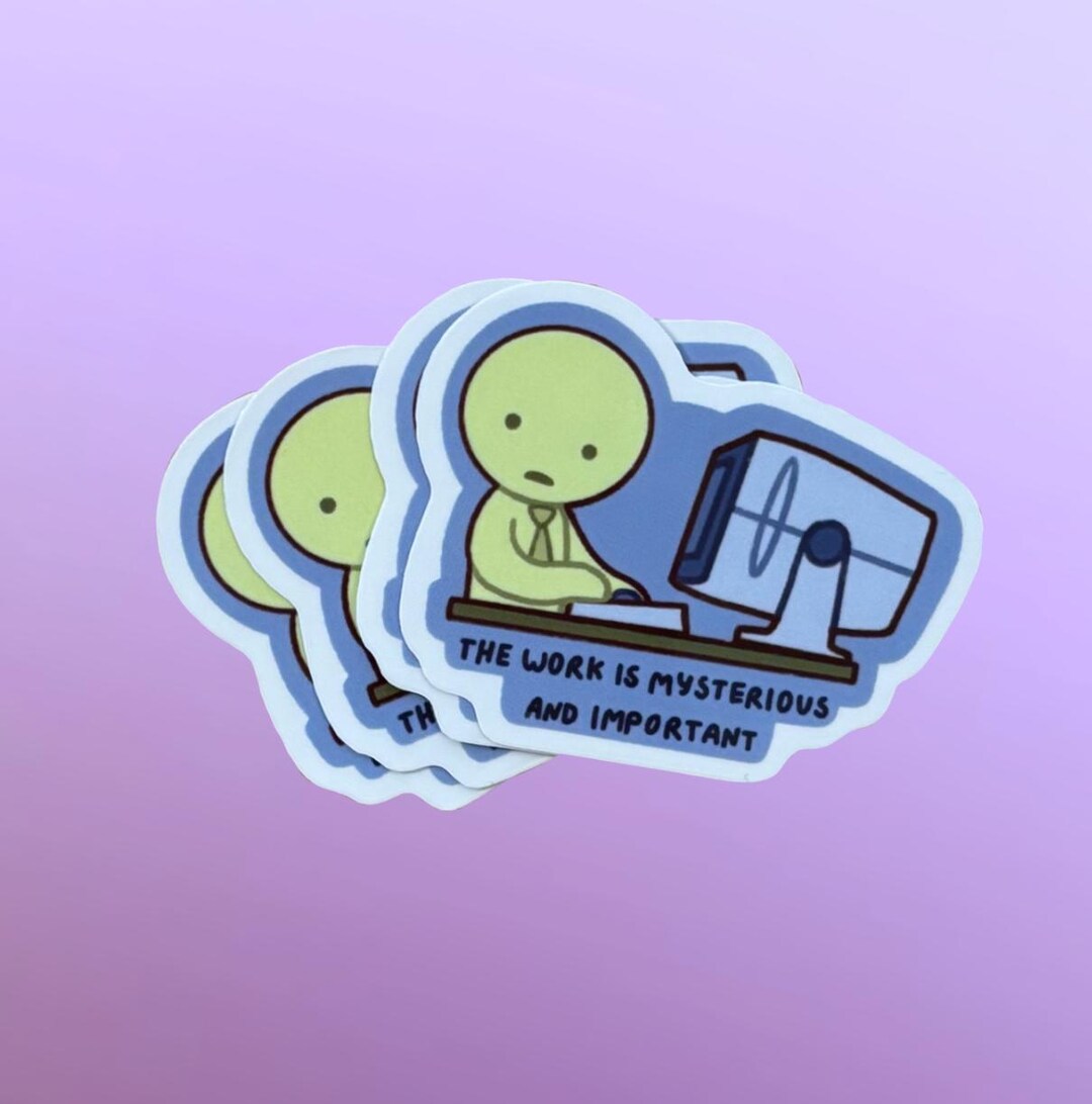 Severance Smiski 2" Stickers - Etsy