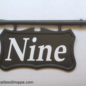 Light Pole Ladder Rest Number Signs - Lamp Post Address Plaque ...