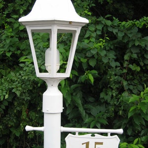 Light Pole Ladder Rest Number Signs - Lamp Post Address Plaque ...