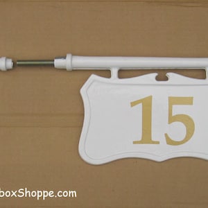 Light Pole Ladder Rest Number Signs - Lamp Post Address Plaque ...