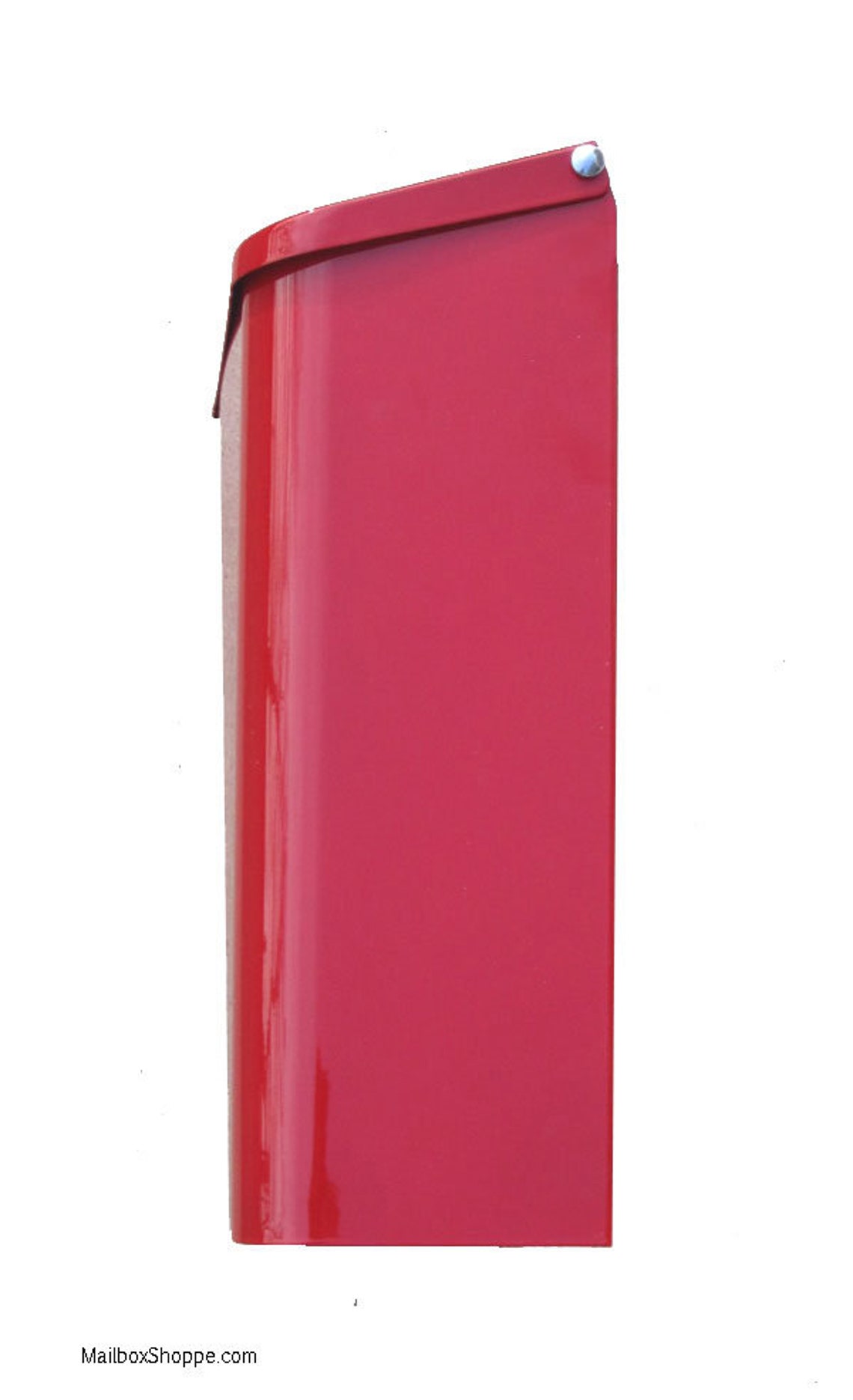 Red Swedish Wall Mount Mailbox - Distinctive POST Decal - Unique ...