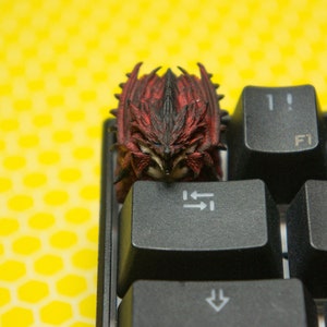 Rathalos Artisan Keycap - Monster Hunter Keycap | Custom Keycaps ...