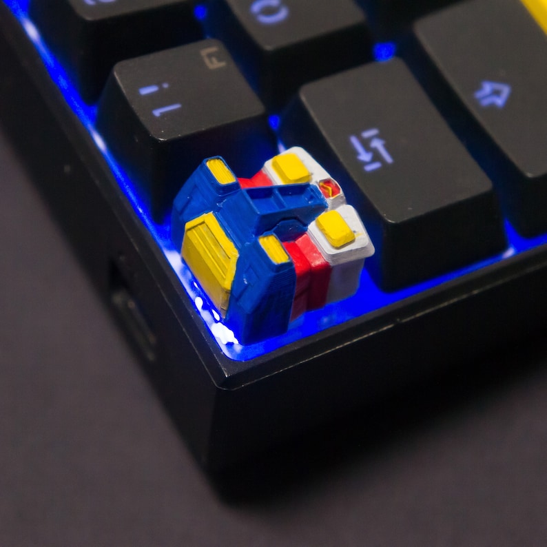 Gundam RX-78 Artisan Keycap Gundam Keycaps Custom Keycaps - Etsy
