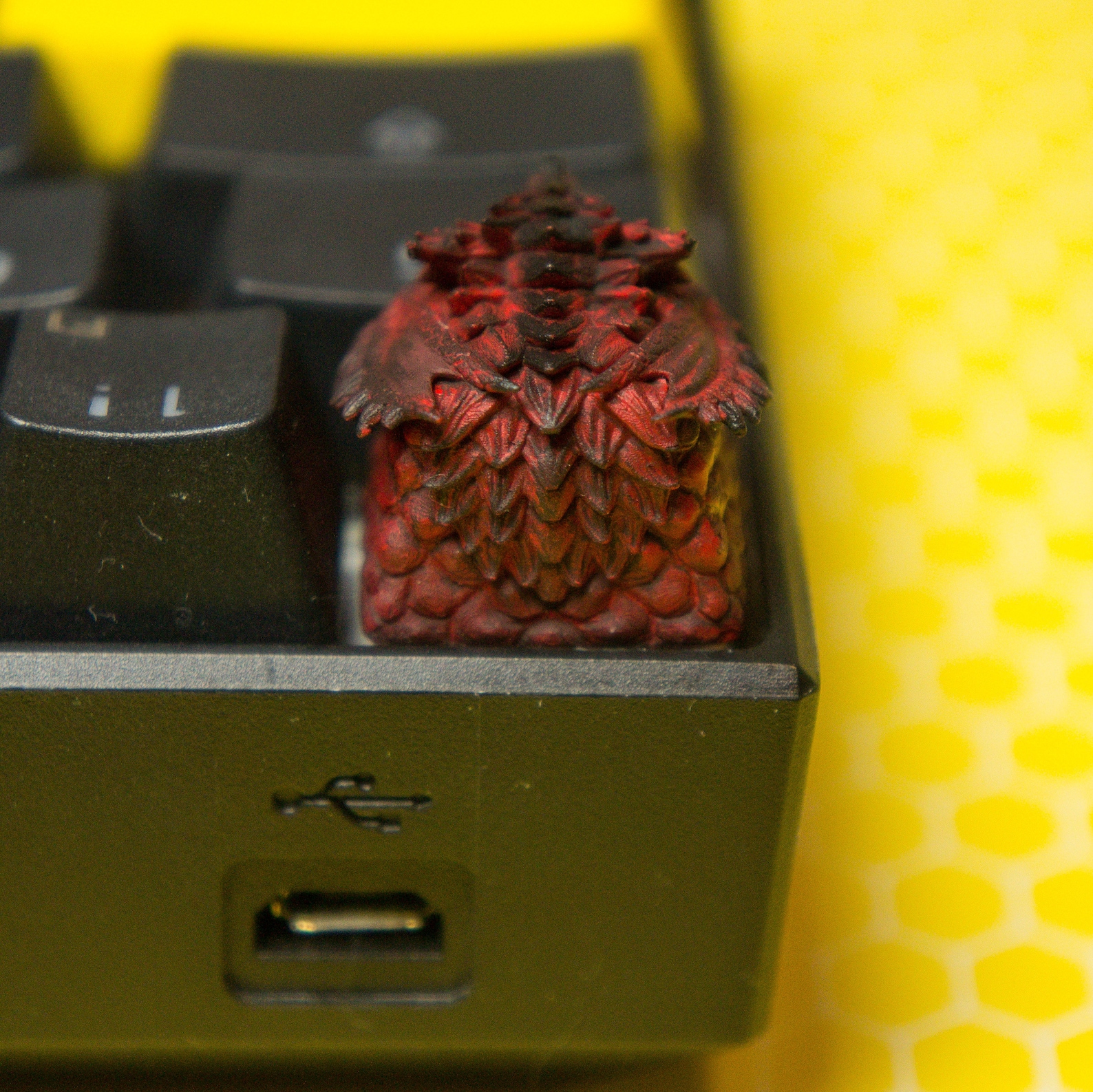 Rathalos Artisan Keycap - Monster Hunter Keycap | Custom Keycaps ...