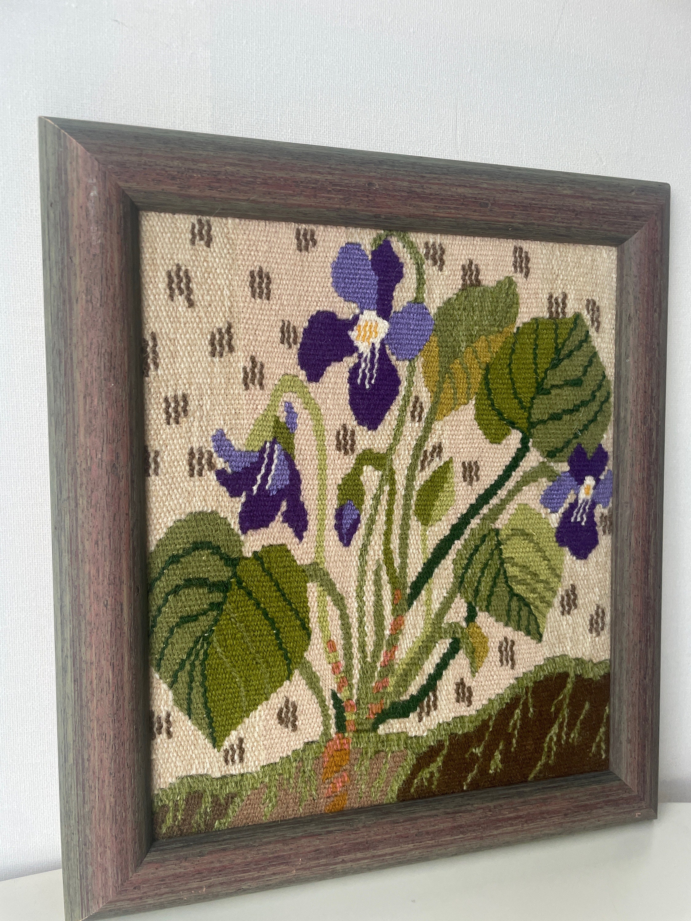 Rare Flemish Wallhanging, Beautiful Flowers, - Etsy
