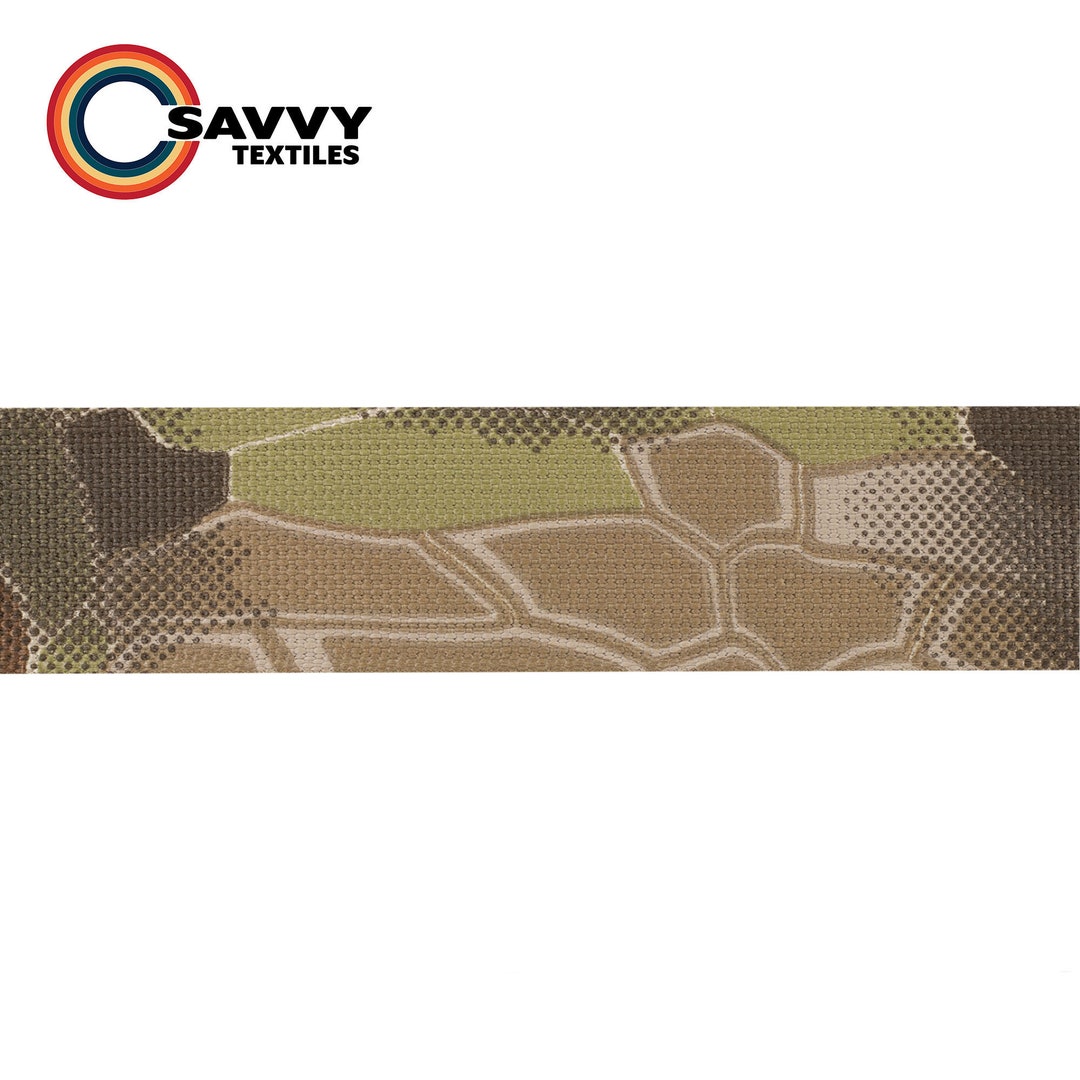 3 Yards - 1 1/2" Mil-spec Nylon Webbing, Kryptek, Highlander, MIL-W ...